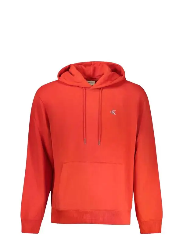 Calvin Klein Logo-print Drawstring Hoodie - Red
