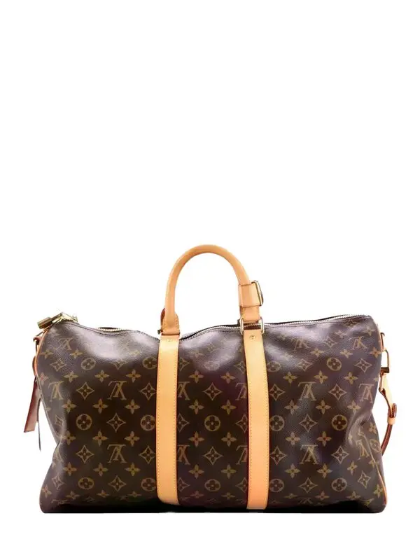 LOUIS VUITTON Keepall Bandouliere Monogram Canvas 45 - Brown
