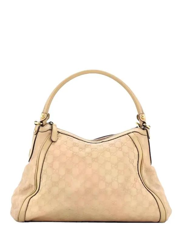 Gucci Scarlett Sisma Leather Hobo Bag - Neutrals