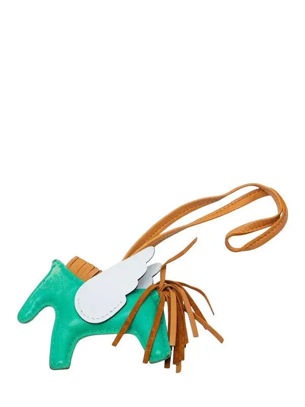 Hermès Grigri Rodeo Pegase Bag Charm Pm Key Chain - Green