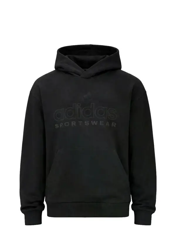 Adidas Embossed-logo Hoodie - Black