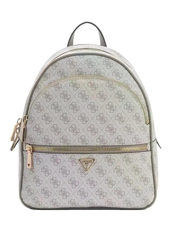 Guess Monogrammed Zip-around Backpack - Grey