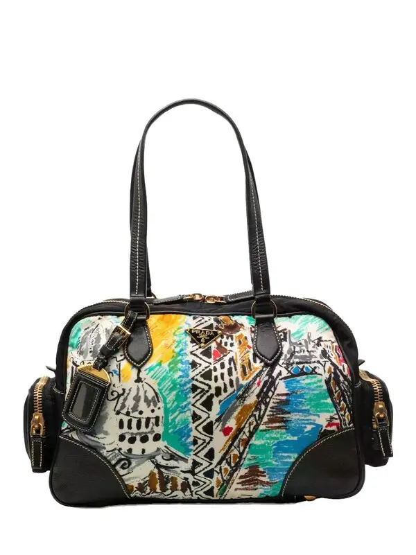 Prada 2013-2026 Venezia Shoulder Bag - Black