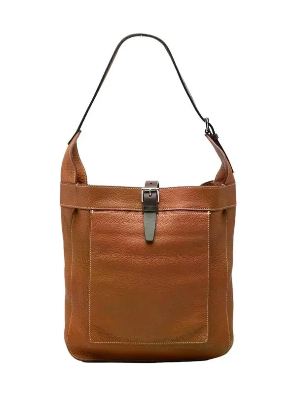 Hermès 2008 Clemence Marwari Pm Shoulder Bag - Brown