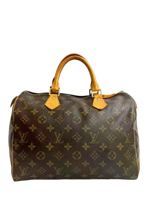 LOUIS VUITTON 2006 Monogram Speedy 30 Boston Bag - Brown