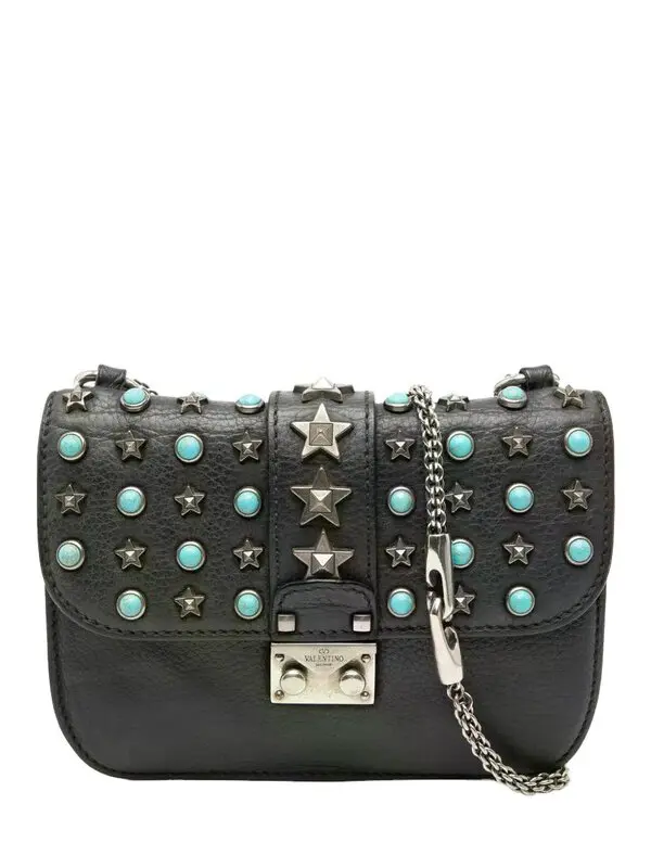 Valentino Garavani Rockstud Glam Lock Crossbody Bag - Black