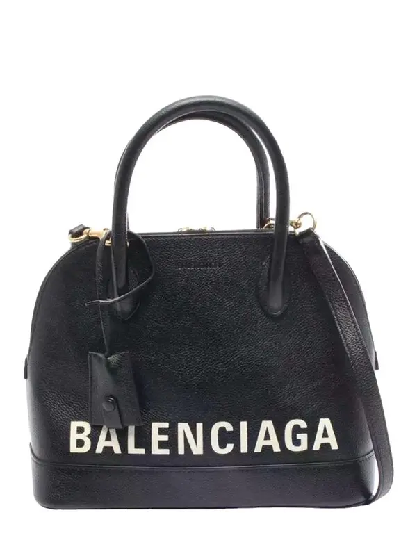 Balenciaga Ville Top Handle Satchel - Black
