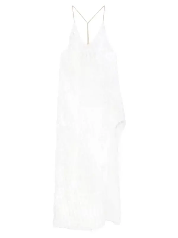 RAME Side-slit Maxi Dress - White