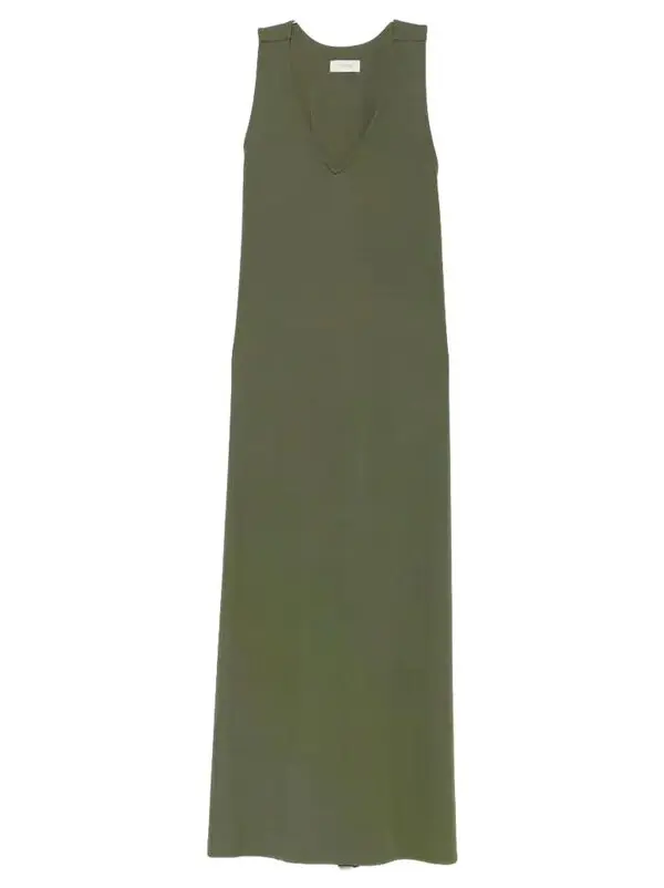 RAME V-neck Sleeveless Maxi Dress - Green