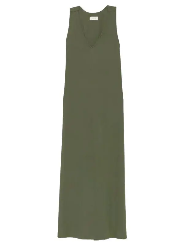 RAME V-neck Sleeveless Maxi Dress - Green