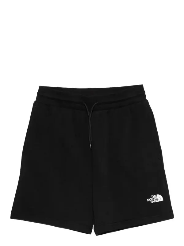 The North Face Logo-print Drawstring Shorts - Black