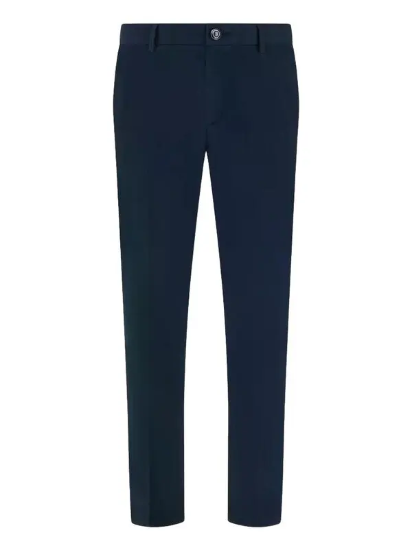 Boggi Milano Stretch Diagonal Pocket Trousers - Blue