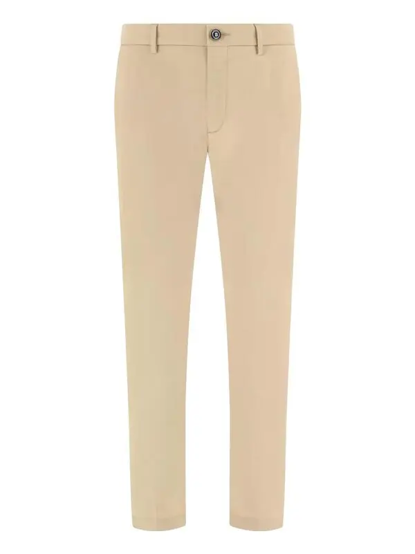 Boggi Milano Cotton Trousers - Neutrals