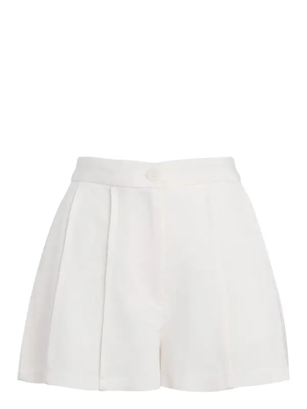 Claudie Pierlot Topstitch Tailored Shorts - White