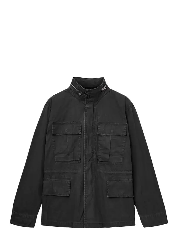 ALLSAINTS Organic Cotton Valen Jacket - Black