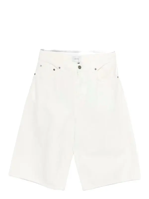 HAIKURE Becky Denim Shorts - White