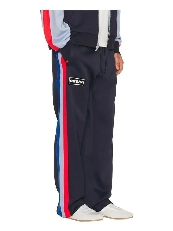 PLEASURES X Oasis Forever Track Pants - Navy