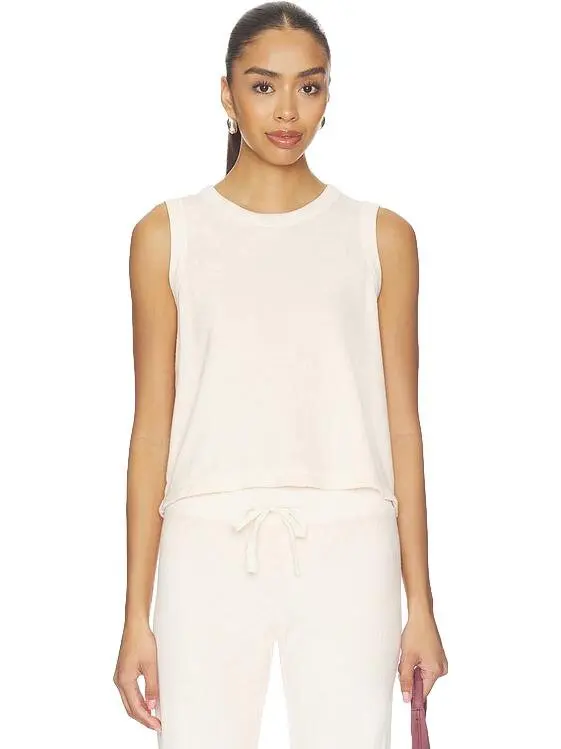 BOBI Undone Edge Muscle Tank Top - Pink
