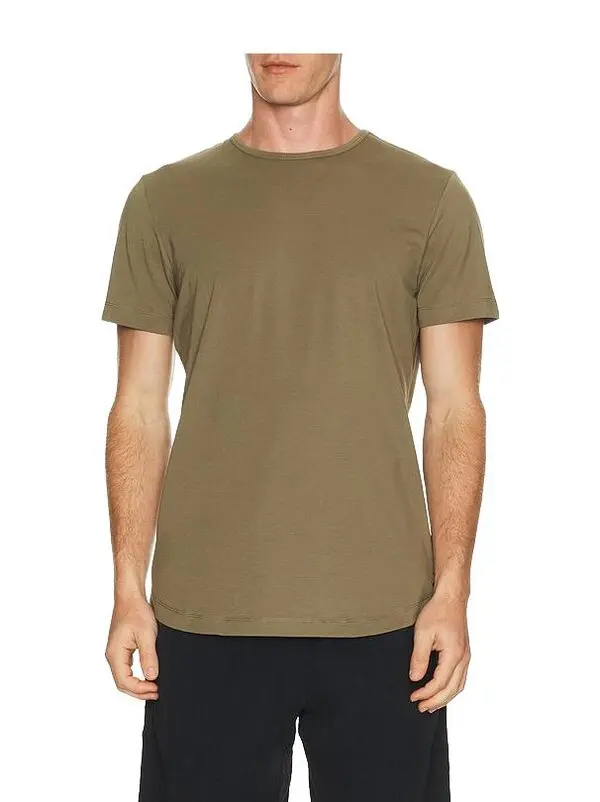 CUTS Curve Hem Tee In . Also - Brown