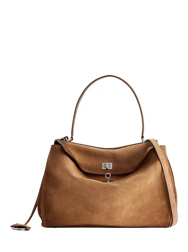 Balenciaga Rodeo Top Handle Bag - Camel