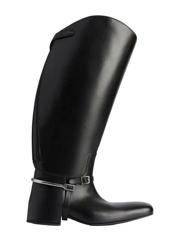 Balenciaga Excavator Riding Boot - Black