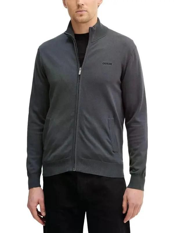 Guess Zip-up Cardigan - Grey