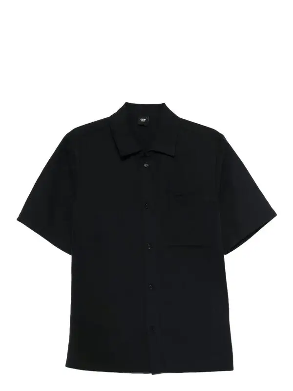 ALPHATAURI Short-sleeve Patch-pocket Shirt - Blue