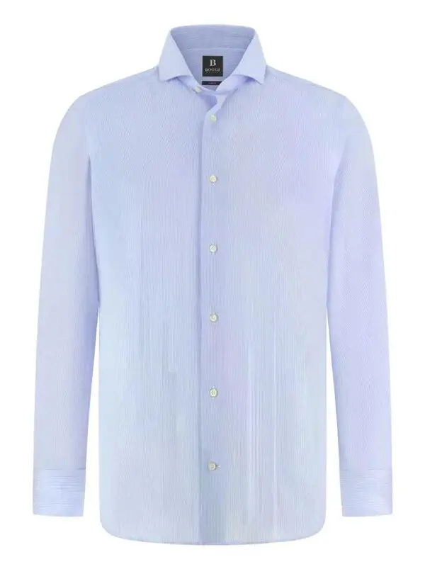 Boggi Milano Naples Striped Shirt - Blue