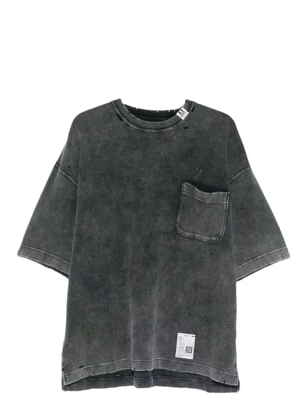 Mihara Yasuhiro Distressed T-shirt - Black