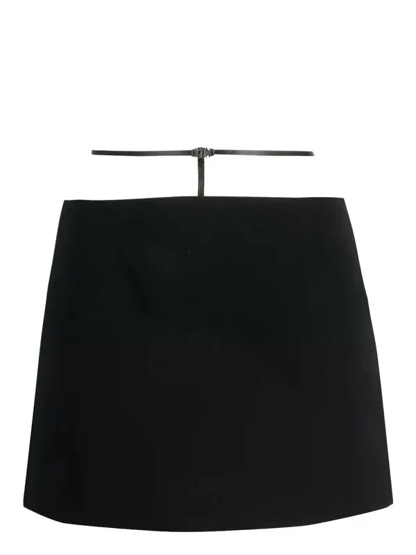 Dsquared2 Strap-detail Mini Skirt - Black