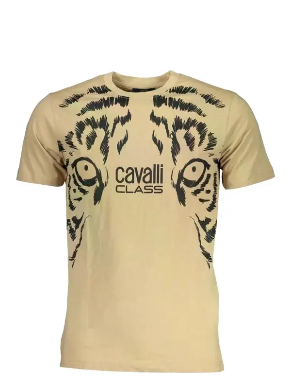 Roberto Cavalli Tiger-print T-shirt - Neutrals