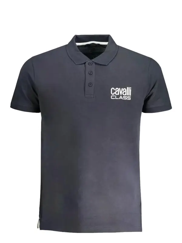Roberto Cavalli Logo-embroidered Polo Shirt - Blue