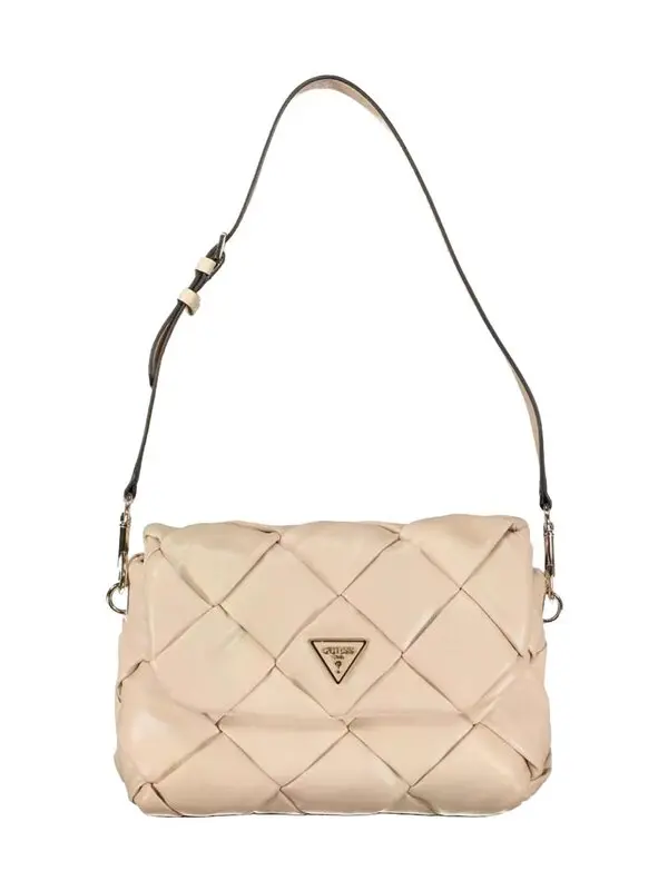 Guess Quilted Shoulder Bag - Neutrals
