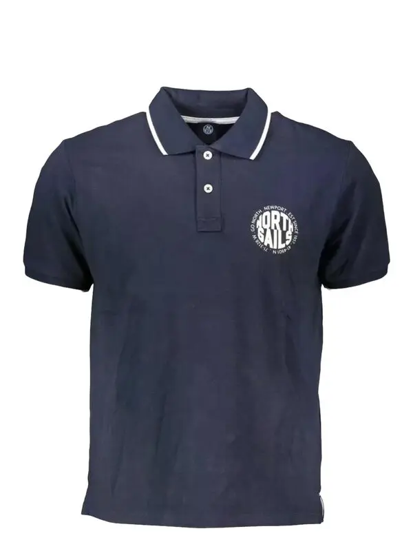 NORTH SAILS Logo-print Polo Shirt - Blue