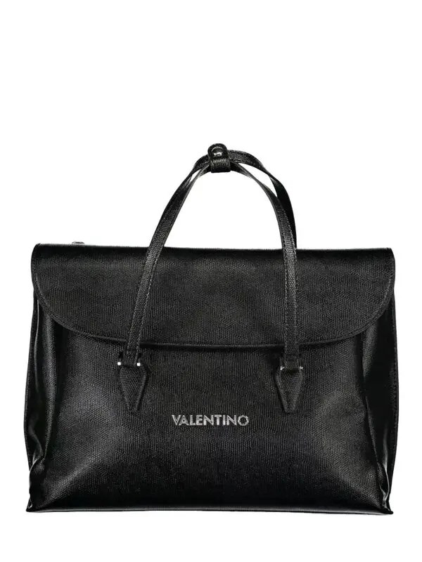 MARIO VALENTINO Logo-detail Tote Bag - Black
