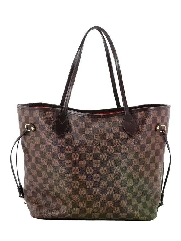 LOUIS VUITTON Neverfull Mm Damier Tote Bag - Brown