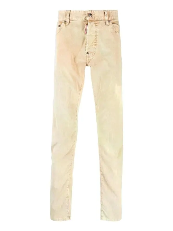 Dsquared2 Slim Corduroy Trousers - Neutrals