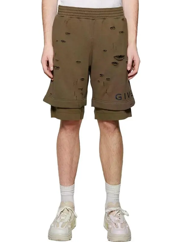 Givenchy Board Shorts - Brown