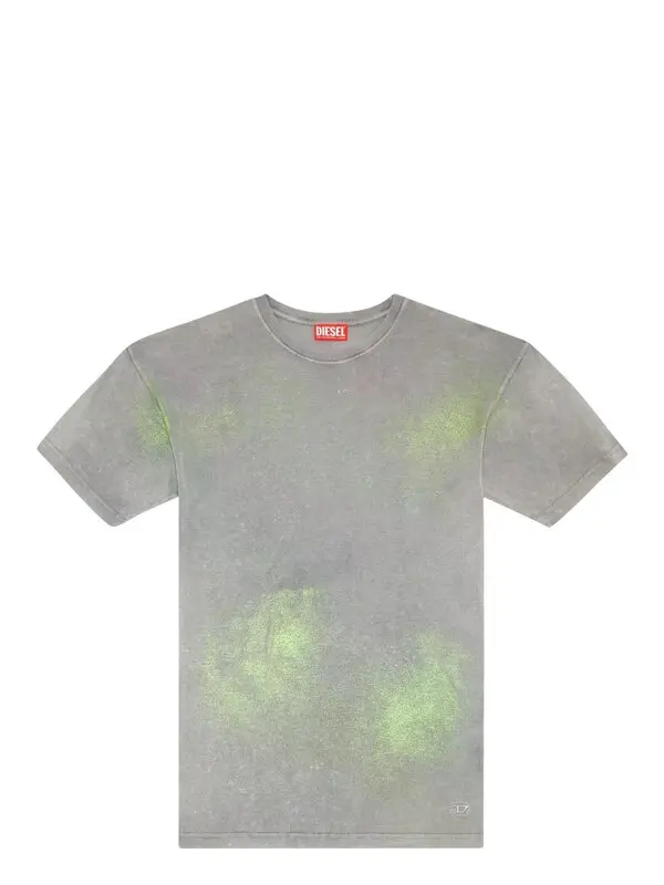 DIESEL® T-buxt Graphic-print T-shirt - Grey