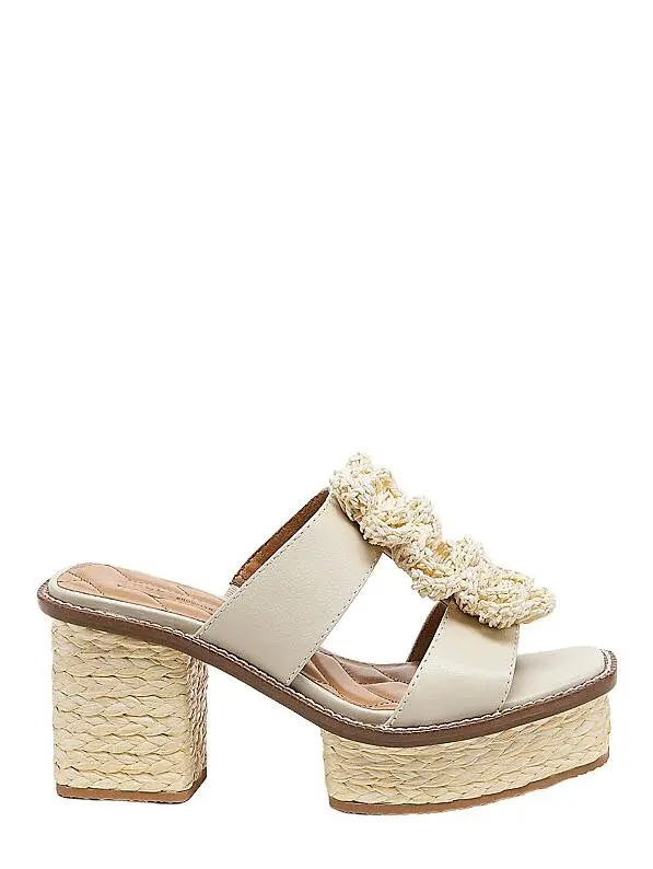 KELSI DAGGER BROOKLYN Grandy Platform Sandals - White