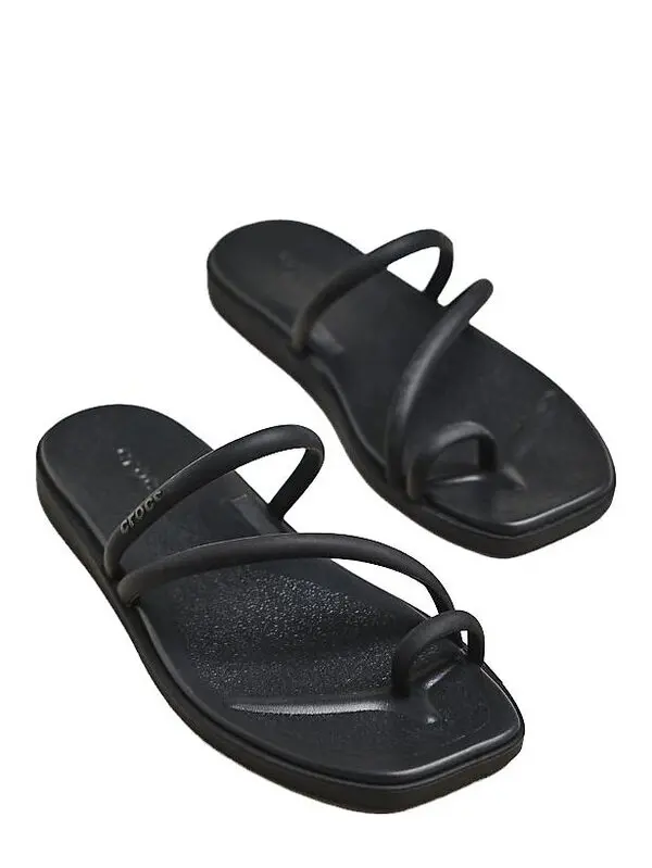 CROCS Miami Toe-loop Sandals - Black