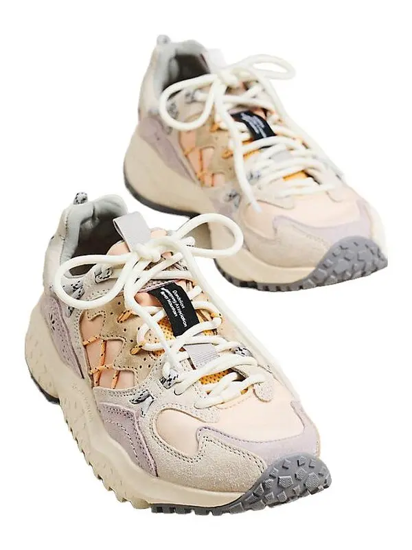 FLOWER MOUNTAIN Yamabushi Outdoor Technical Sneakers - White / Pale Lilac