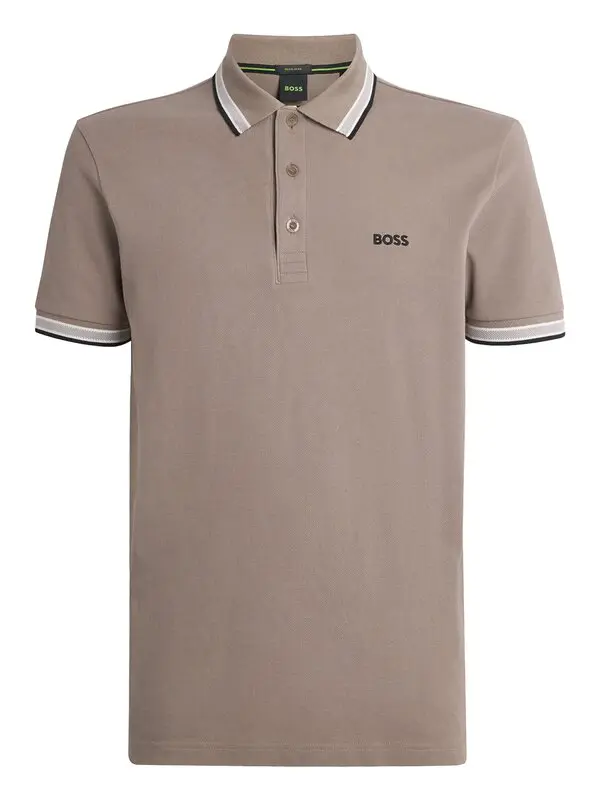 BOSS Cotton Paddy Polo Shirt - Green