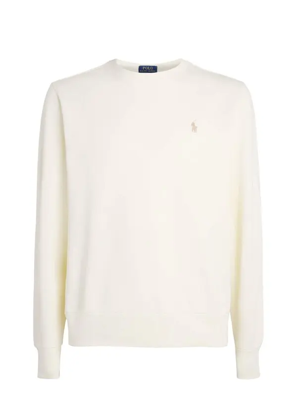 Polo Ralph Lauren Cotton Loopback Fleece Sweatshirt - Neutral