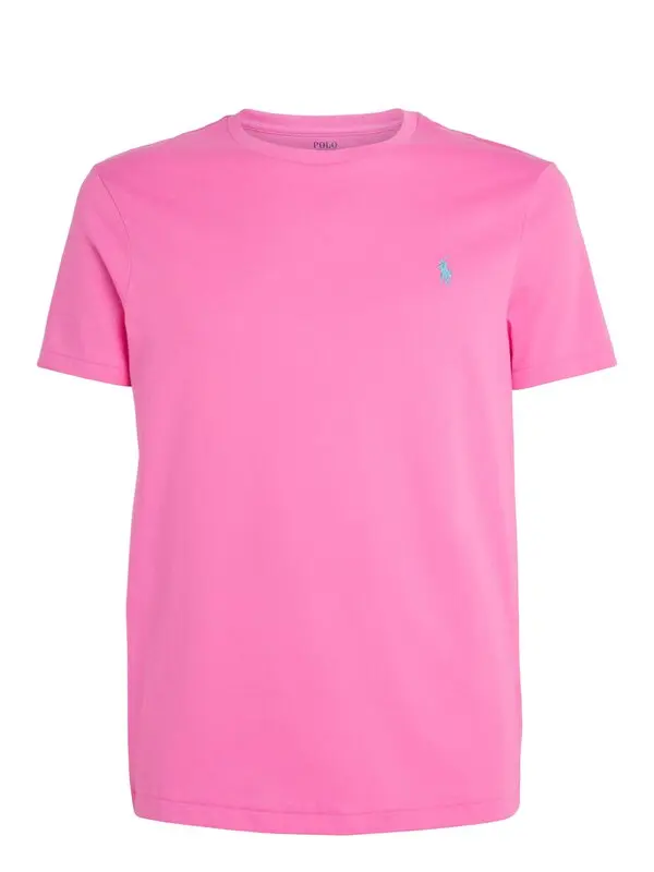 Polo Ralph Lauren Cotton Custom Slim-fit T-shirt - Pink