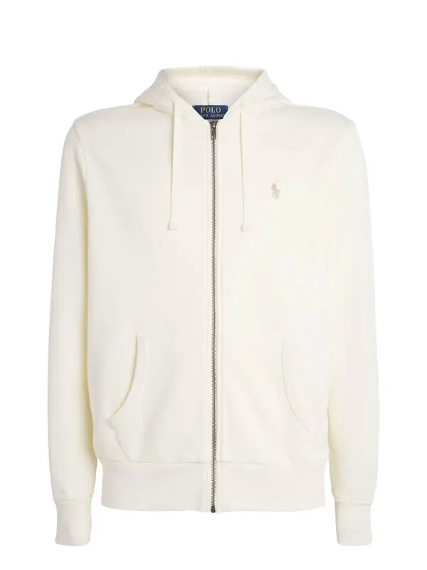 Polo Ralph Lauren Cotton Loopback Fleece Zip-up Hoodie - Neutral