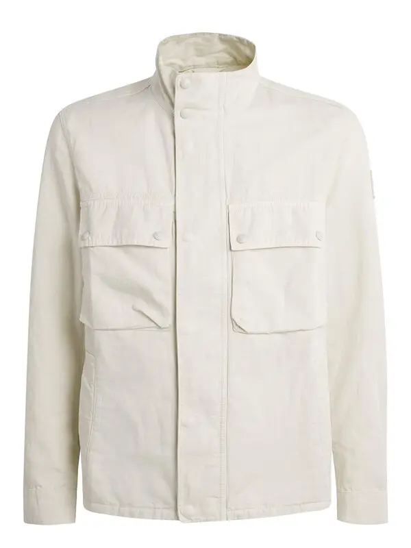 Belstaff Cotton-linen Hayfield Field Jacket - Grey