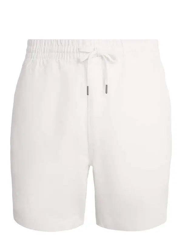 Polo Ralph Lauren Linen Prepster Shorts - White