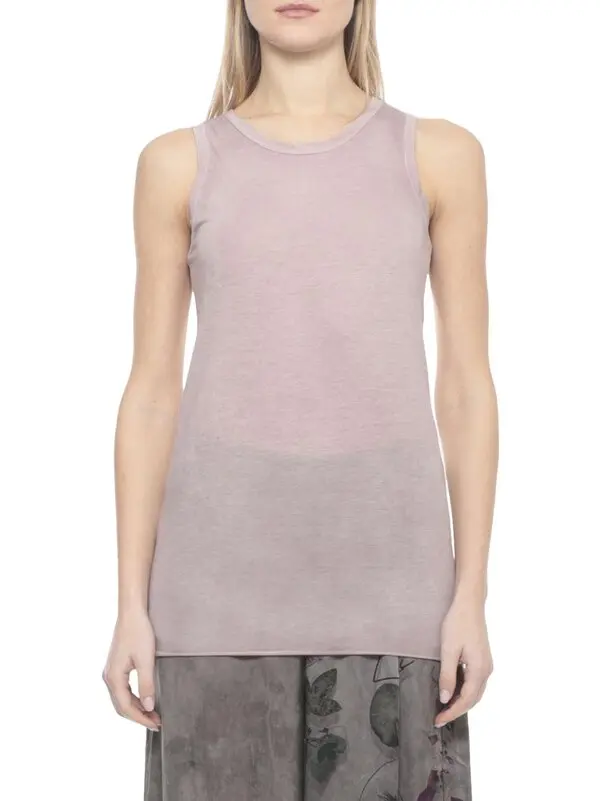 Avant Toi Jersey Tank Top - Burnt