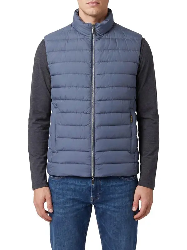 MOORER Puffer Vest - Blue 1